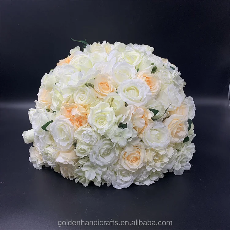 Lifelike Large White Hydrangea Flower Balls For Wedding & Home Decor Oem