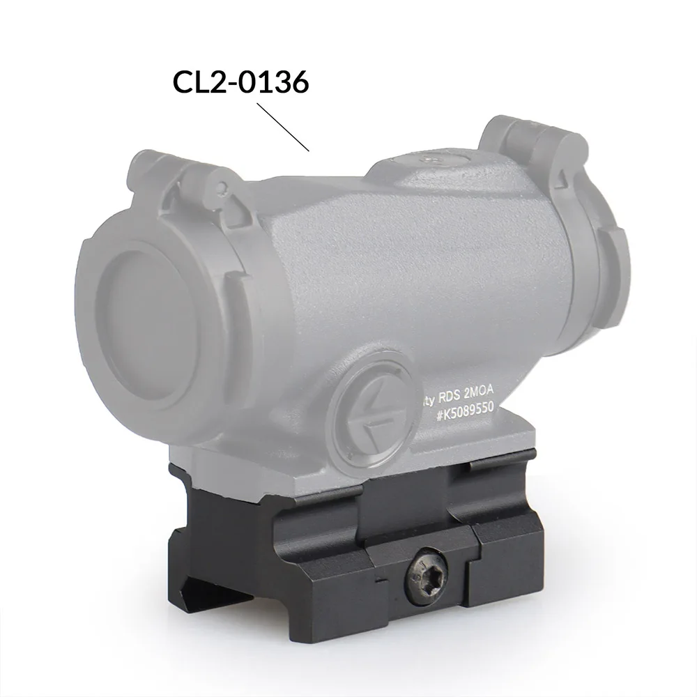 Rds- Red Dot Mount Base Aluminum High Shockproof Tactical Scope Sight ...