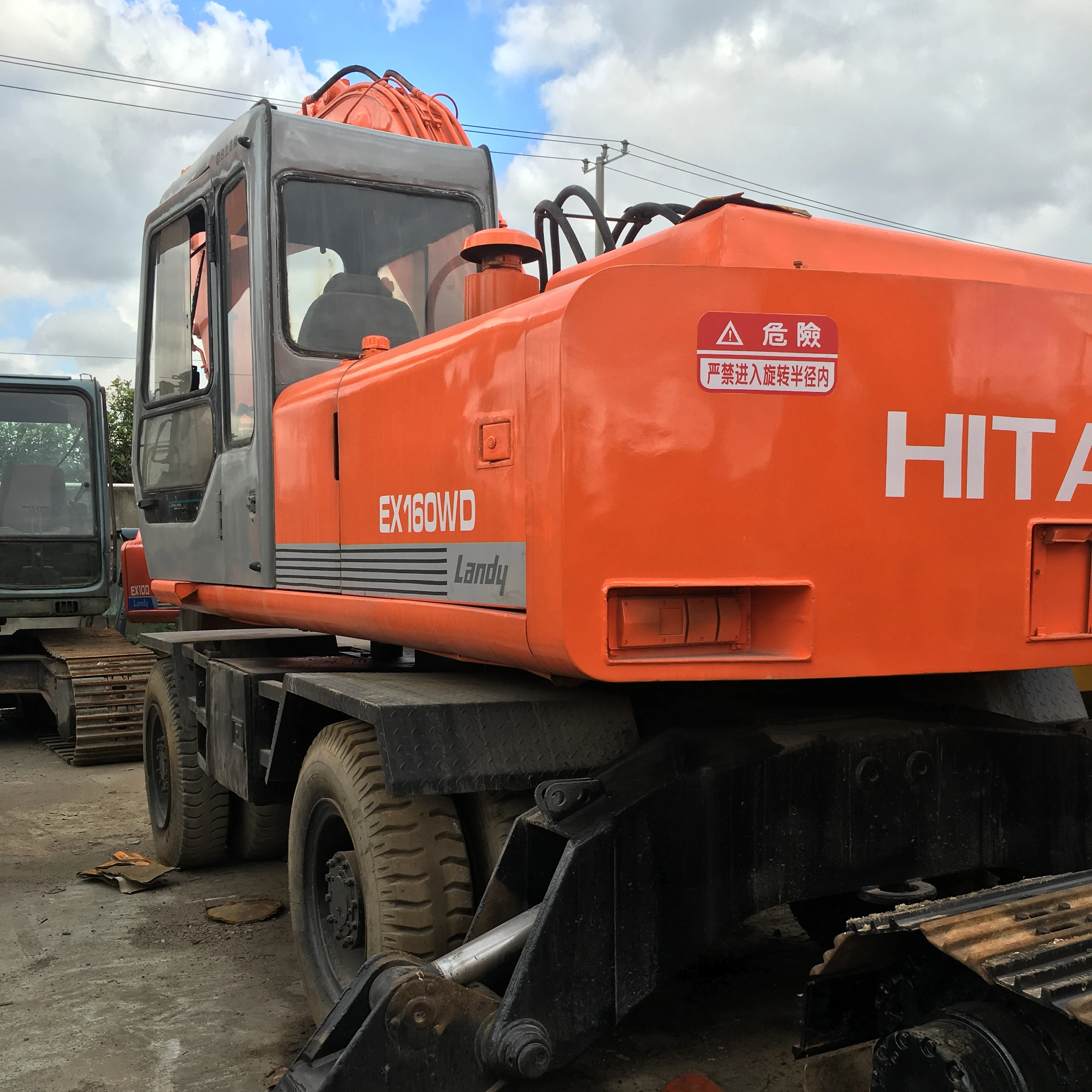 Used Hitachi EX160wd Wheel excavator 16 ton Hitachi excavator| Alibaba.com