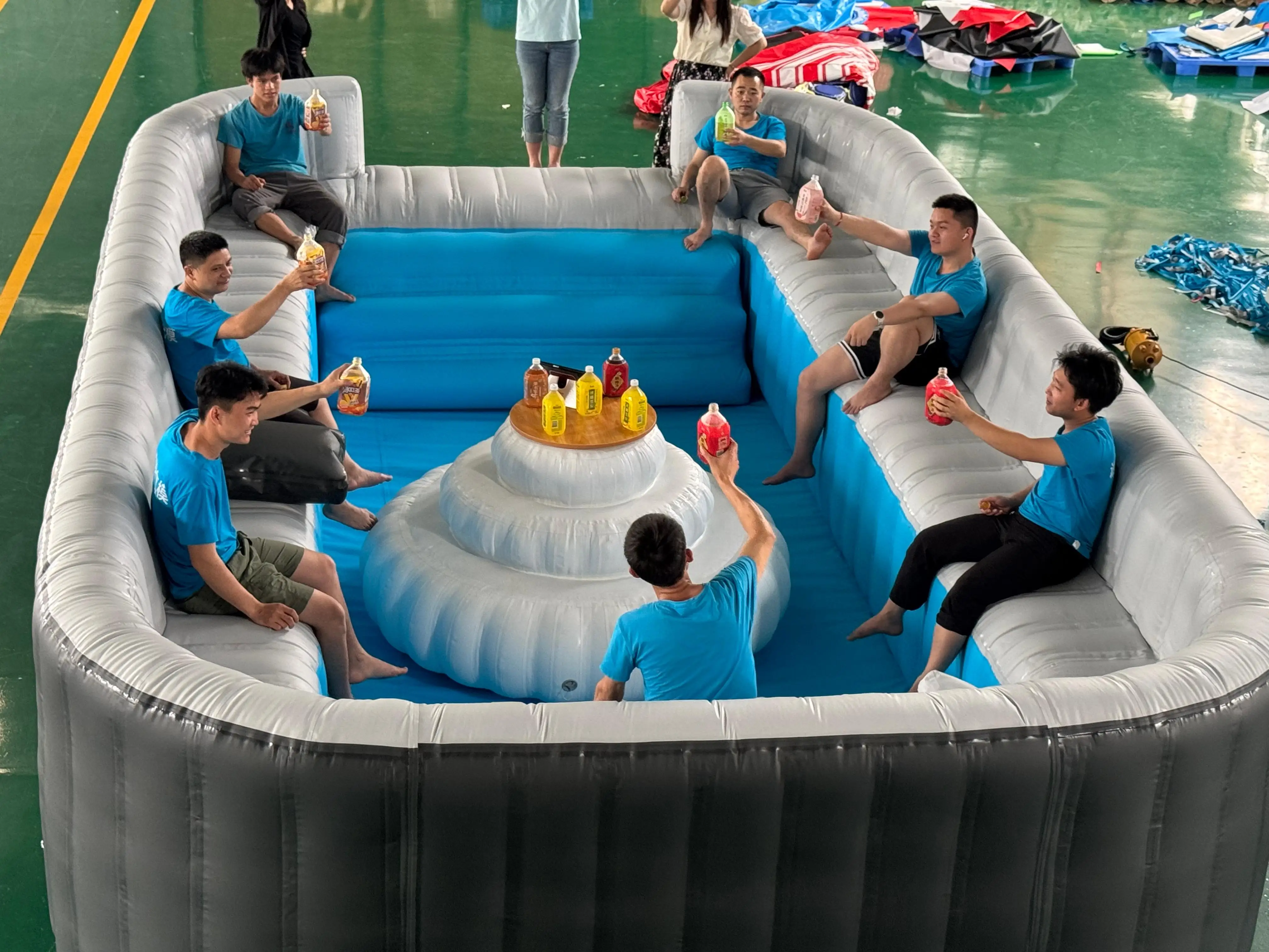 Commercial Customized Inflatable Sofa Pools for Backyard Party