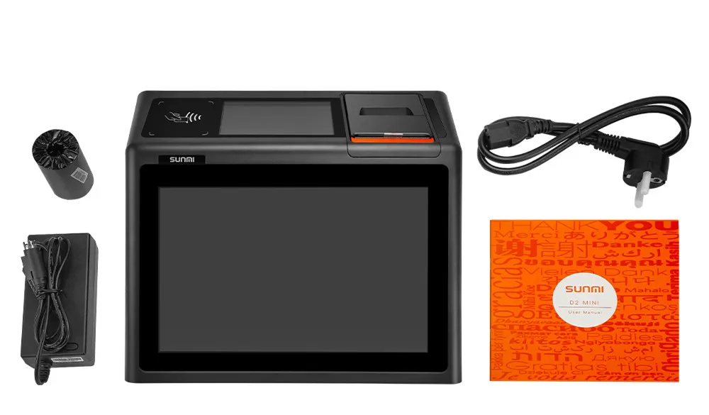 SUNMI D2 Mini - Versatile Cash Register with NFC & Printer