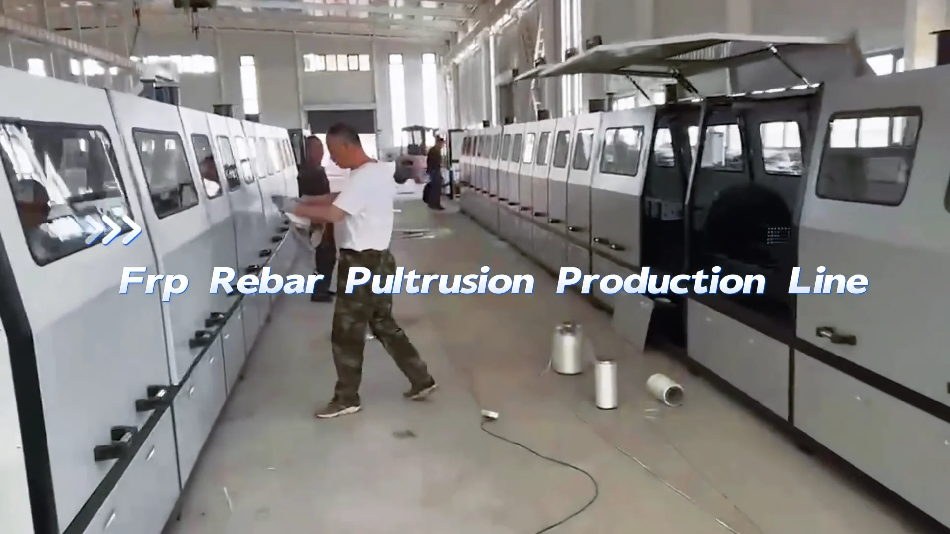Su Gfrp Fiberglass Pultrusion Products Line Gfrp Rebar Machine - Buy ...
