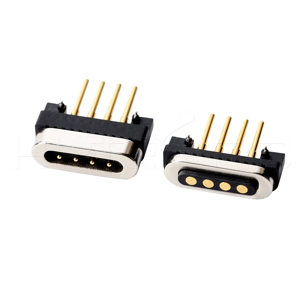 4pin horizontal pogo pin magnético conectores de proveedores| Alibaba.com