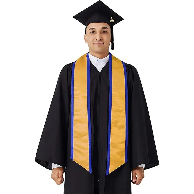 52/60/72 Inches Hot Selling Custom Plain Colorful Graduation Shawl ...