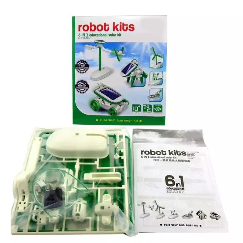 New Arrival Kids Creative Toys 6 in 1 Educational Solar Kit Science ...