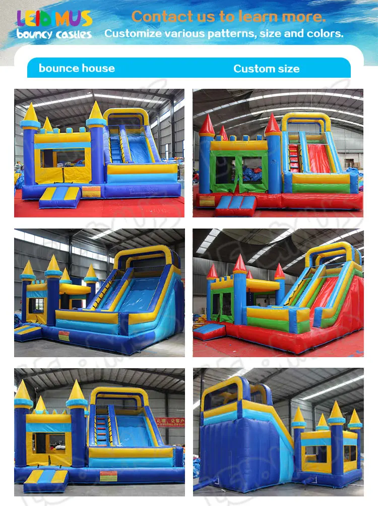 Commercial Wet Dry Bouncer Slide Combo Inflatable Bounce House Jumping ...