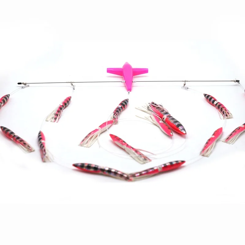 Game Fishing Teaser Titanium Bluefin Tuna Blub Squids Spreader Bar Mahi ...