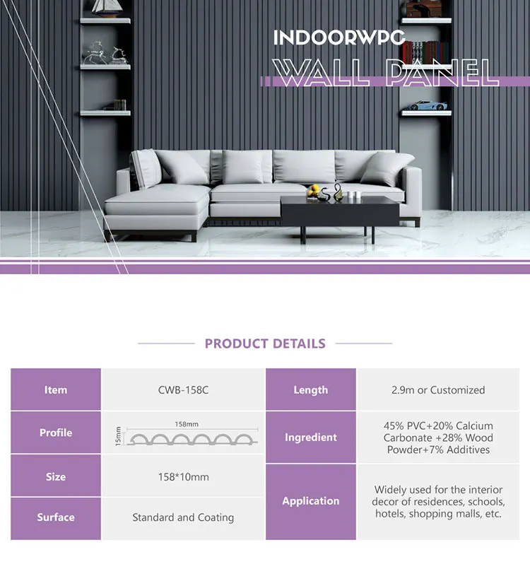 Longtime Composite Covering Board Wainscoting Vinyl Timber Decorativo ...