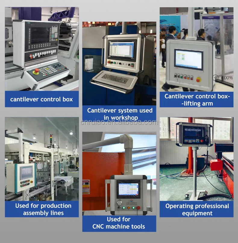 Industrial Control HMI Panel Touch Screen Mount Arm - Aluminum Support ...