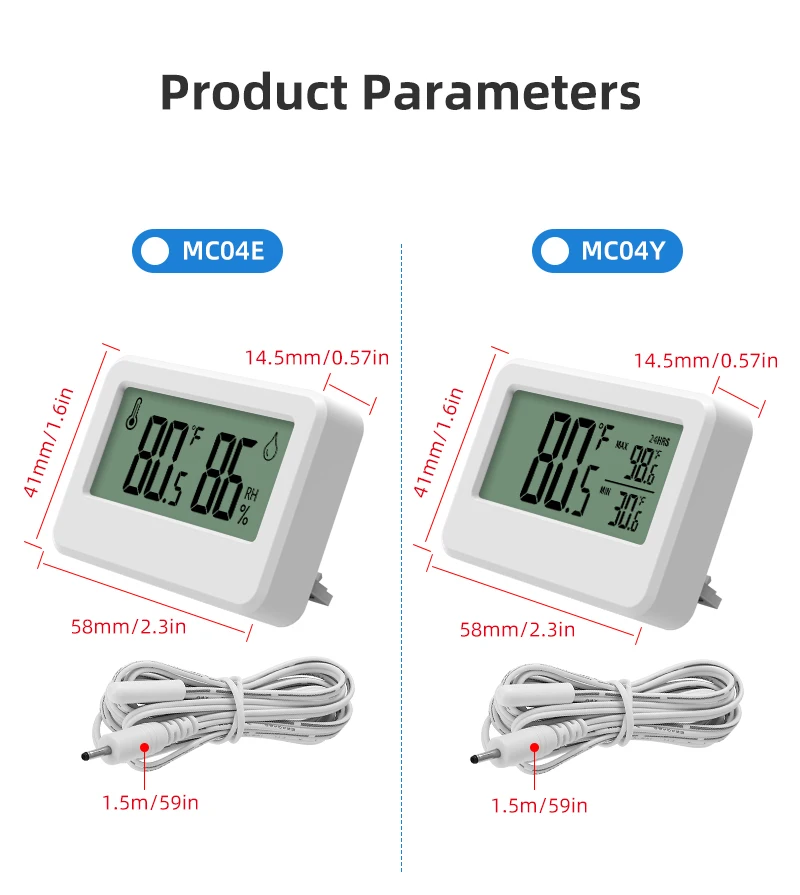 Mini Accurate Thermometer Hygrometer Digital Temperature Humidity ...