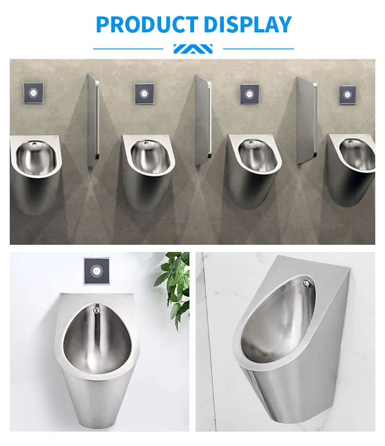 304 Stainless Steel Automatic Sensor Urinal Valve Wall Mount