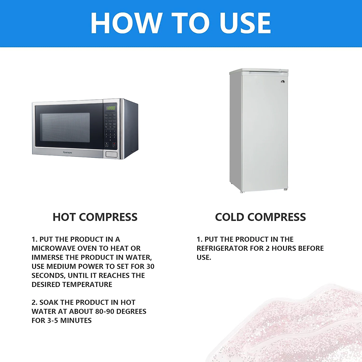 Customized Shapes Customized Size Reusable Hot and Cold Gel Beads Hot ...