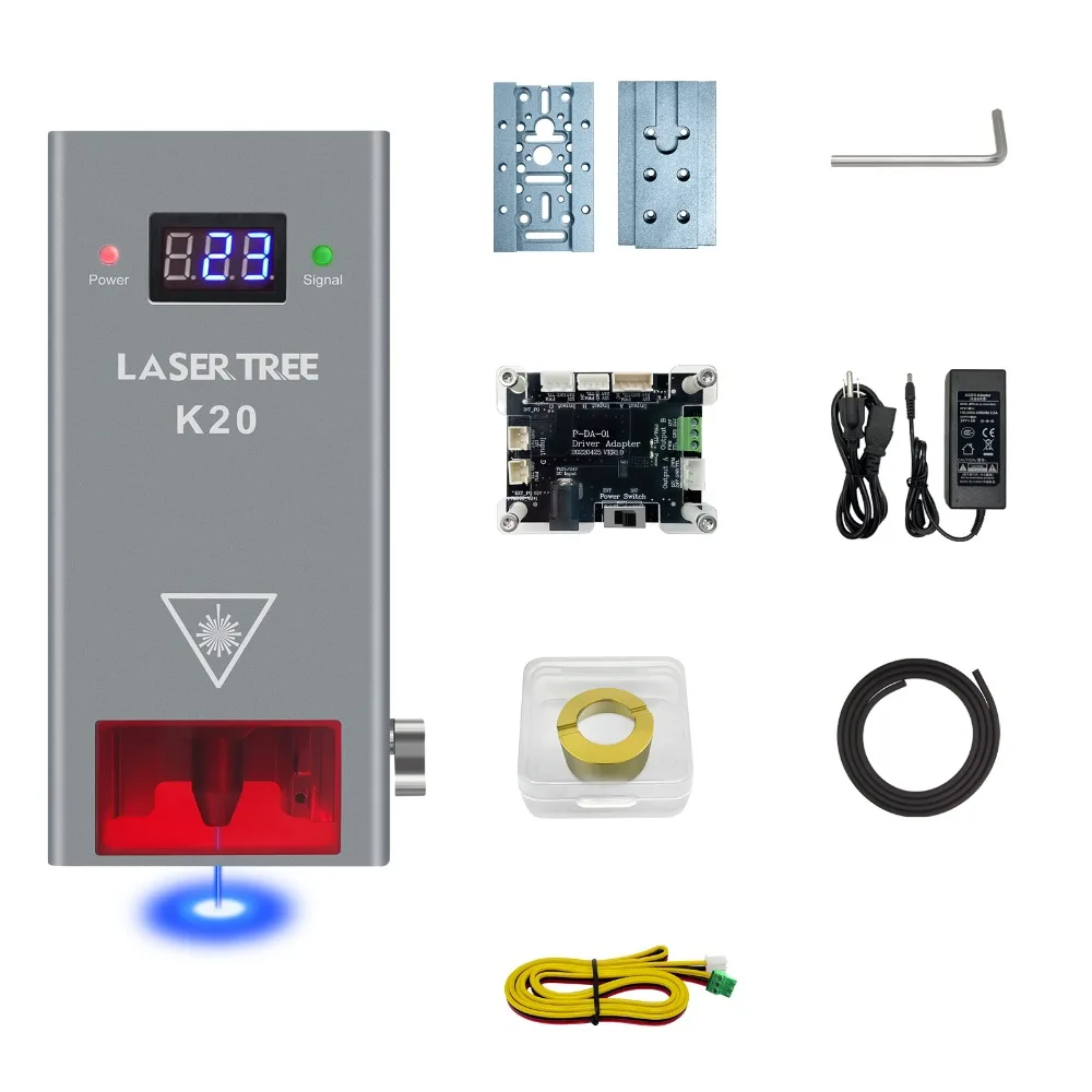 Laser Tree 5w 10w 20w 30w 40w High Optical Power Diode Laser Module Kit ...