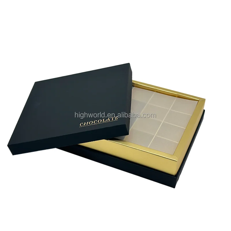 Luxury Custom Empty Chocolate Bar Bonbon Box Valentines Gift Paper ...