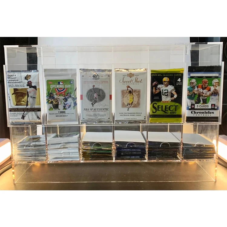 Pokemon Pack Card Dispenser 6 Slot Acrylic Booster Pack Dispenser ...