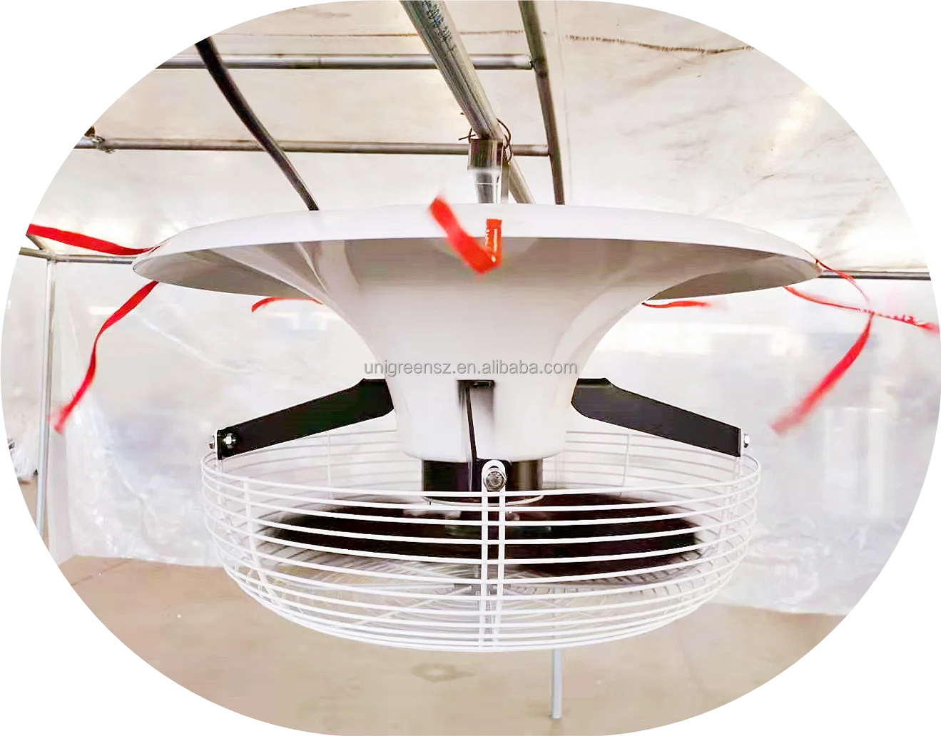 Unigreen Vertical Air Ceiling Circulation Fans for Greenhouses
