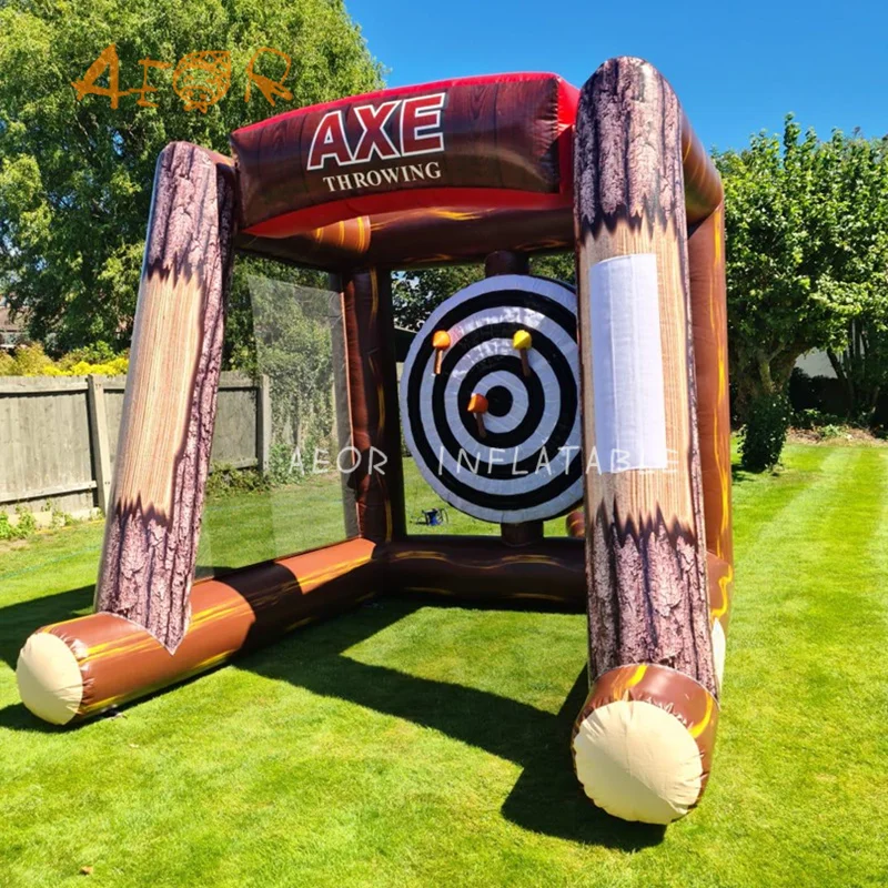 Flying Axe Throwing Interactive Tomahawk Inflatable Sport Game For Kid ...
