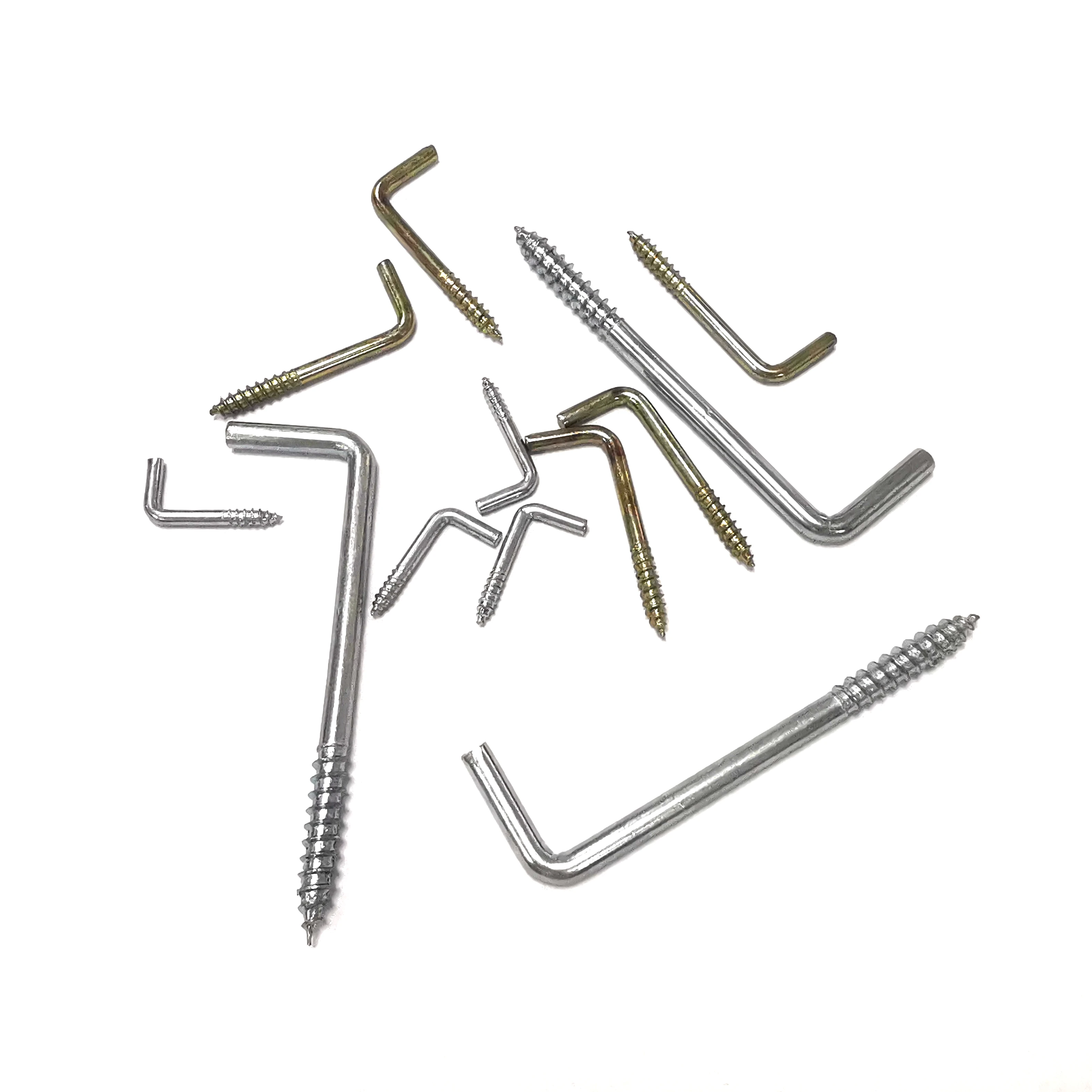 Stainless Steel L Shaped Self Tapping Metal Screw Hook - Buy Screw Hook ...
