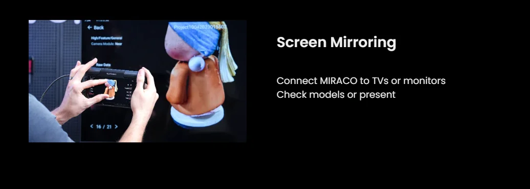 Revopoint Miraco Standalone 3d Scanner For Small To Large Objects ...