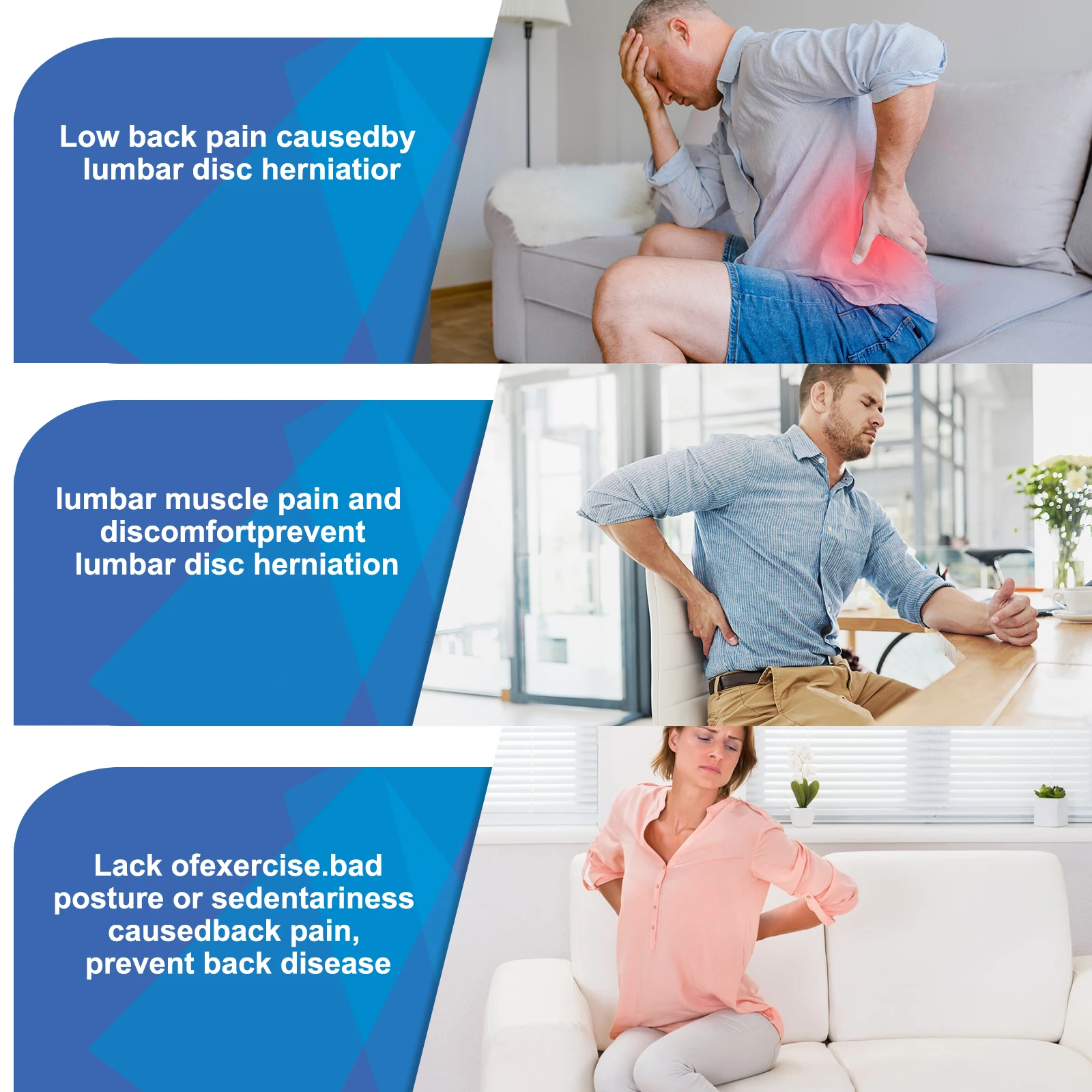 Electric Inflatable Airbags Traction Lumbar Lifting Massager