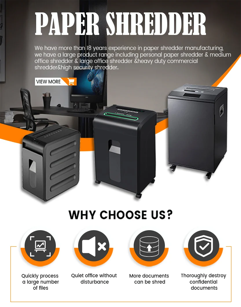 Mirco Cut Paper Shredder Machine Document Shredding Machine Home Office ...