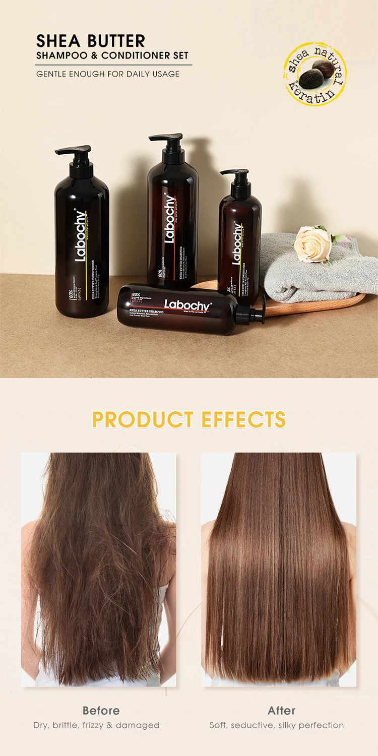 Labochy Sulfate Free Mild Formula Shea Butter Hair Shampoo