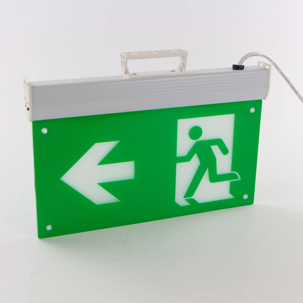 Indoor Hanging Emergency Exit Lights Maintained Rechargeable Battery ...