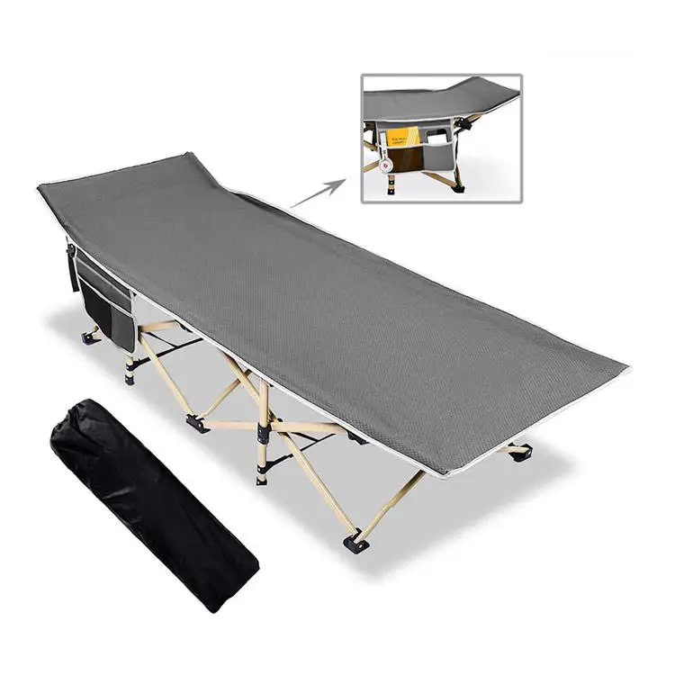 Drunkenxp Portable 1200d Oxford Canvas Lightweight Fabric Folding Bed ...