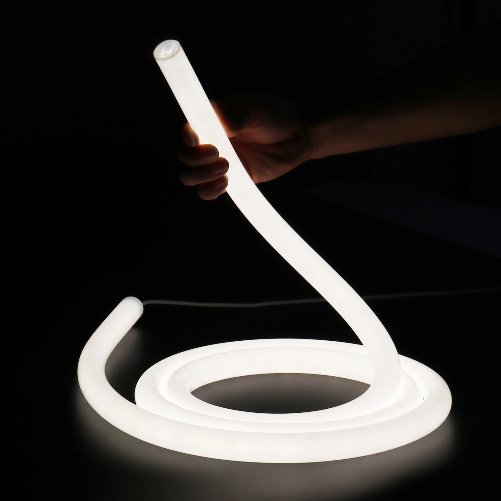 360 Degree Luminous Round 360 Silicone Tube Led Rope Light Flexible Led ...