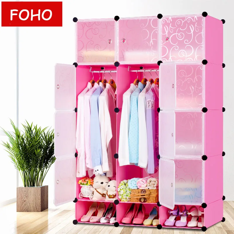 Foldable wardrobe plastic Antique beautiful bedroom Almirah wardrobe ...