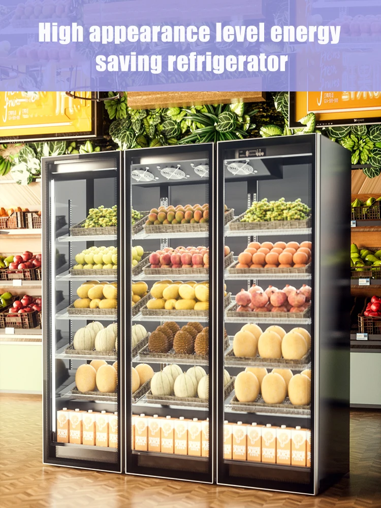 Rebirth Vegetable Showcase Refrigerator Fruit Display Storage ...