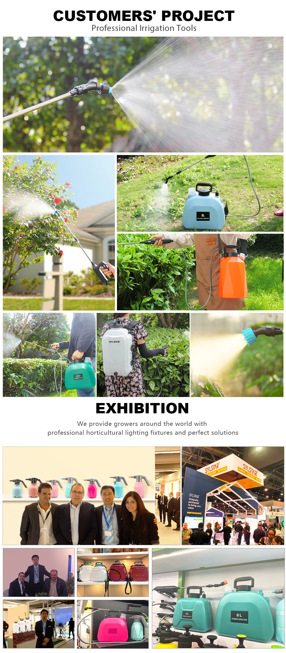 Gardening Watering Sprayer Electric 5l Water Bottle Garden Equipment ...