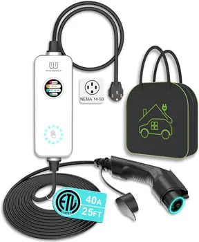 Wissenergy 8.8kw Portable Electric Vehicle Charger With Type 1 Evse ...