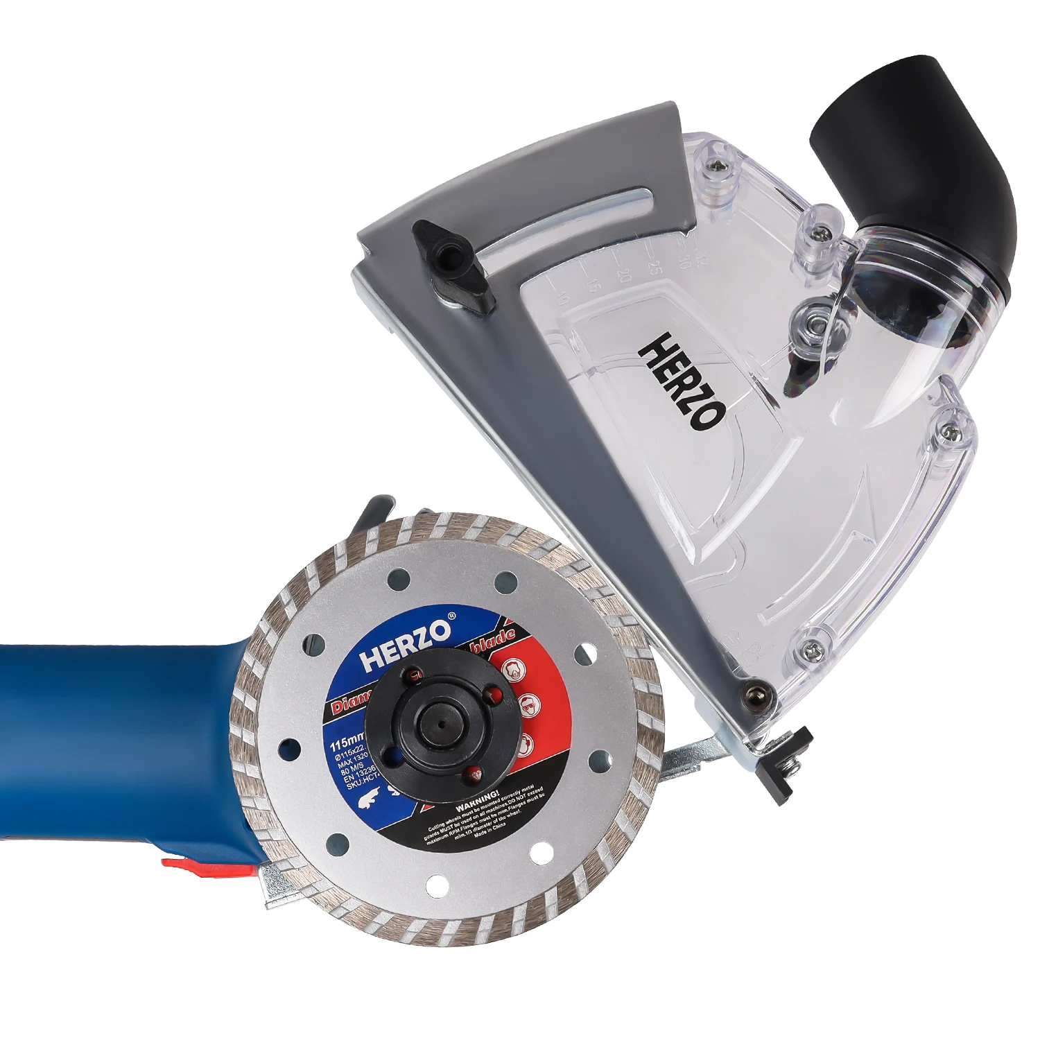 Herzo Angle Grinder Cutting Dust Cover Transparent Grinding Dust Cover ...