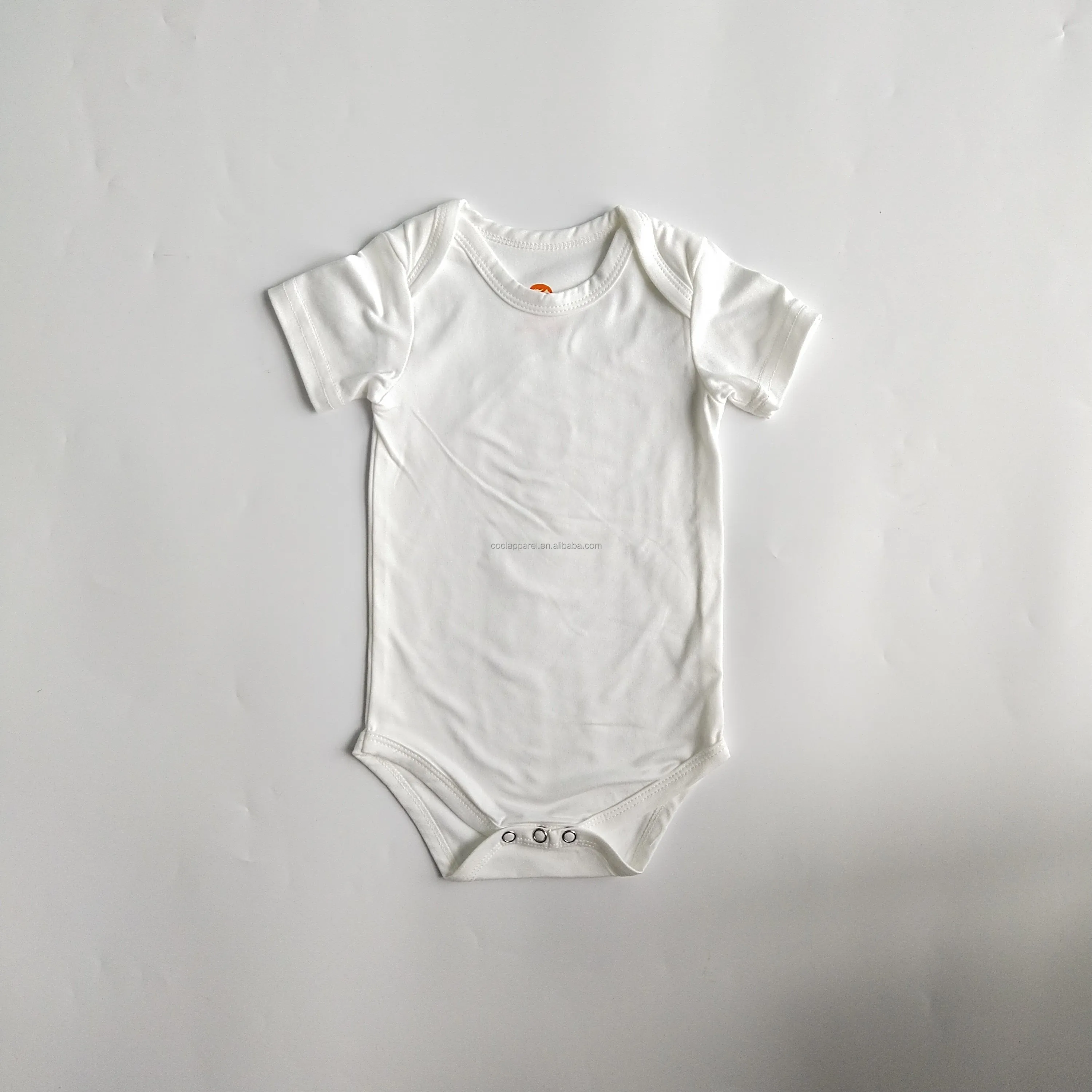 100% Polyester Blank Baby Onesie For Sublimation Baby Infant Toddler ...