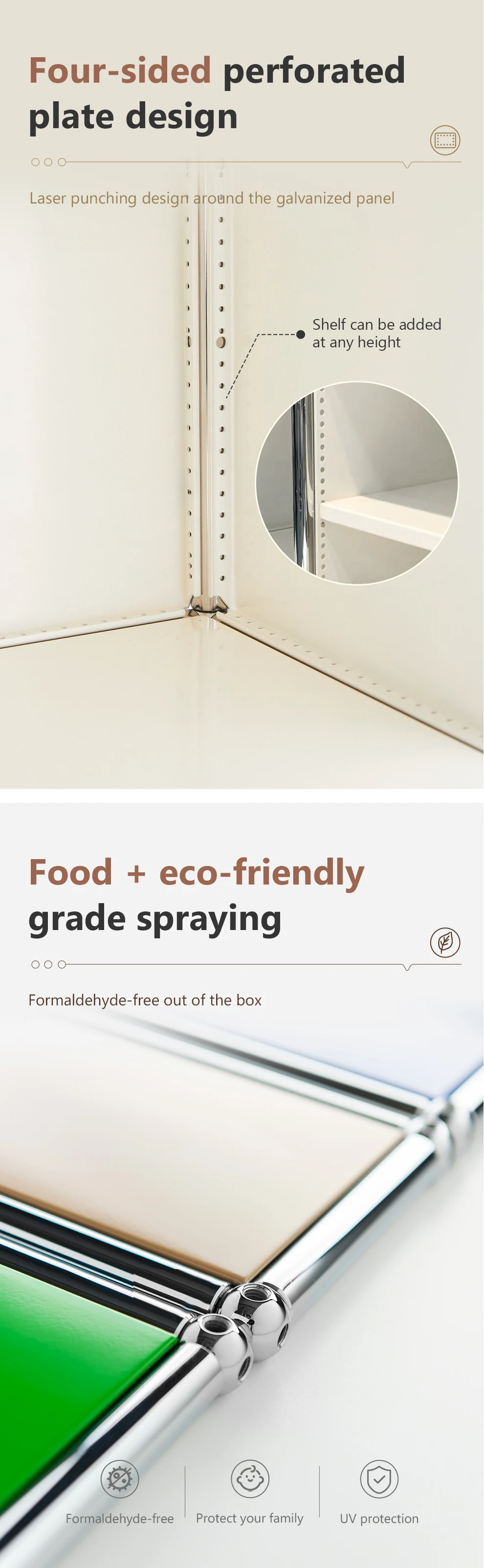 Stainless Steel Modular Furniture for Living & Bedroom