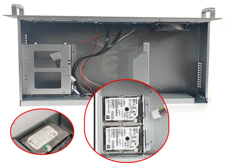 2U Short Body Case with Full Height PCIE for ITX MB Support