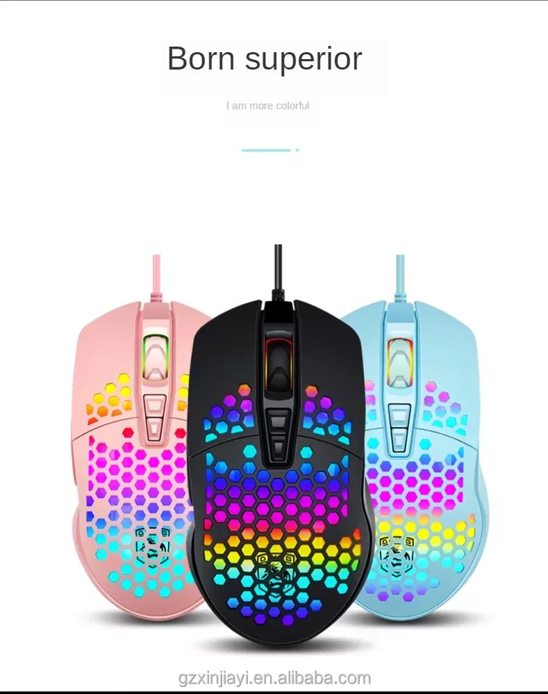 The G11 Ergonomic Rat Bee Hole Luminous Wired Usb Mouse 7d ...