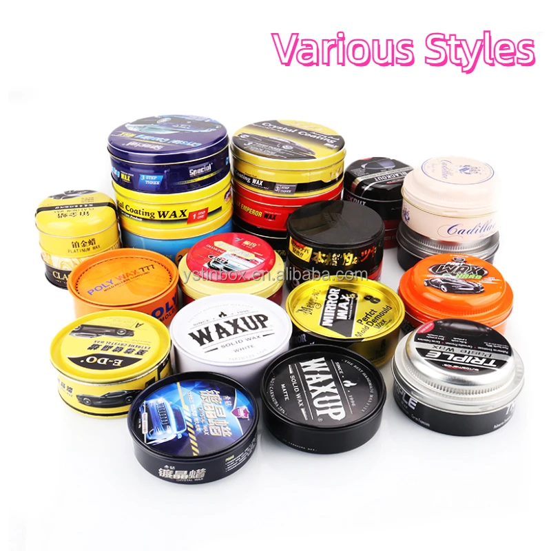 OEM Brand Accepted CMYK Printing Waterproof Shoe Polish Wax Tin ...