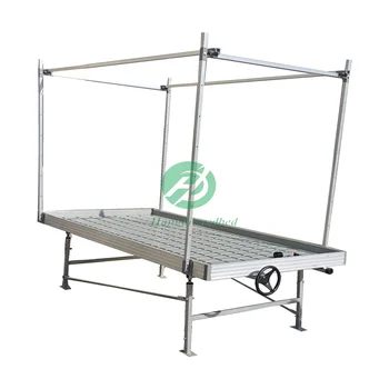 Drain Table Hydroponic Movable Flood Rolling Growing Table With ...