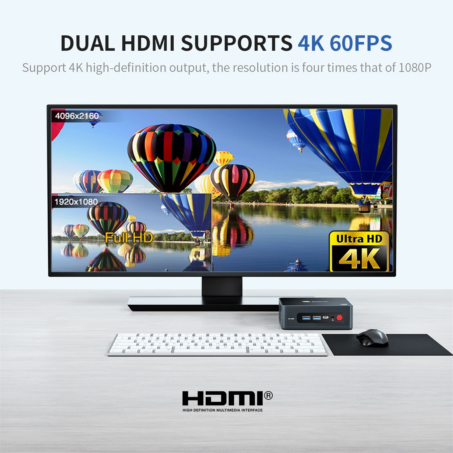 Mini PC Beelink U59 - Intel Core I5, 8GB RAM, 256GB SSD