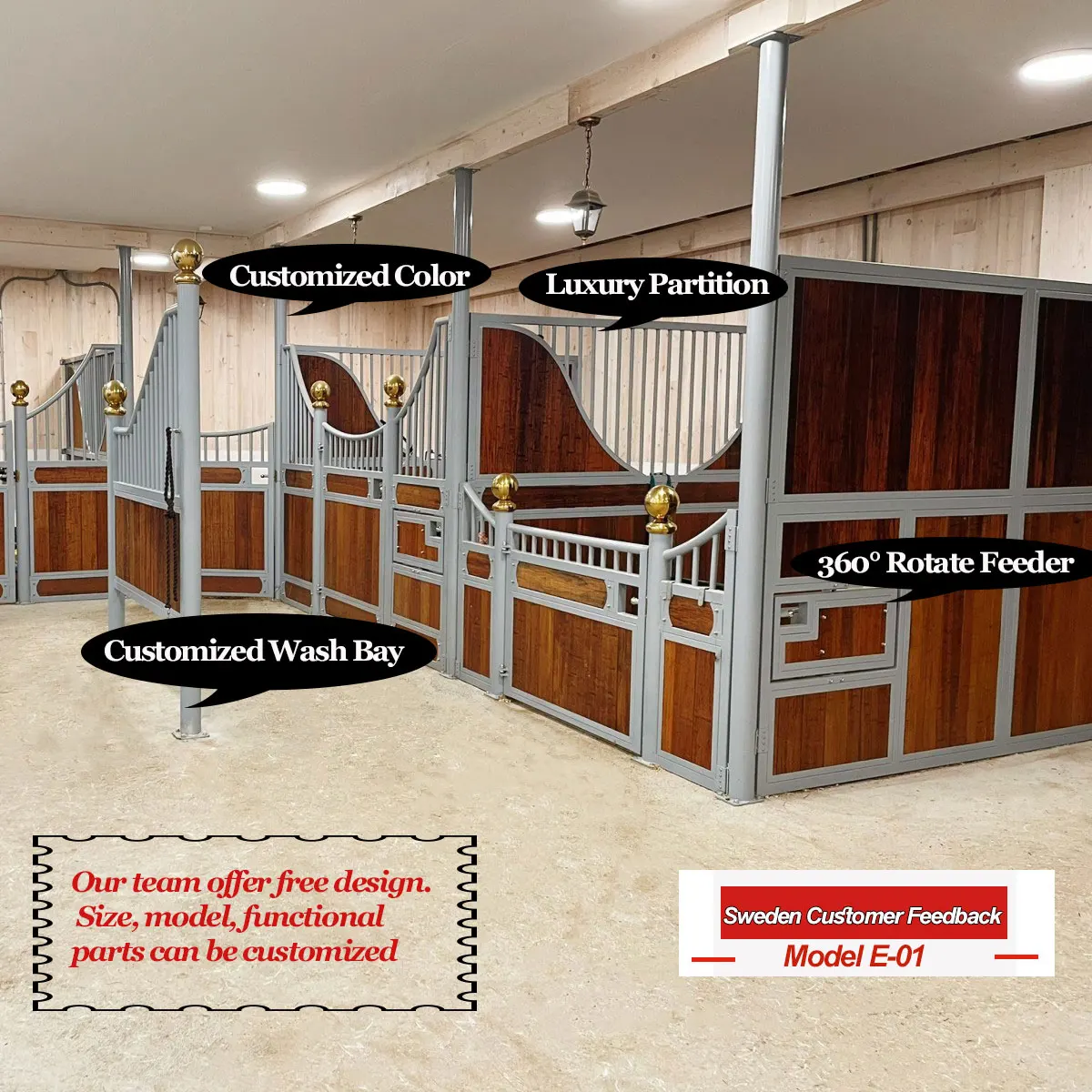 Luxury Horse Stall Box - Durable & Stylish Equestrian Building