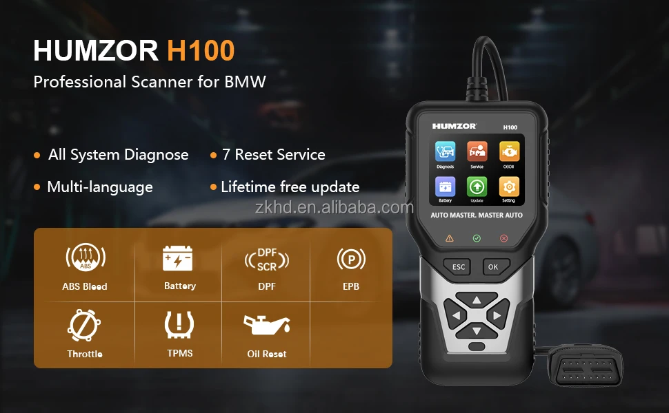 HUMZOR H100 Professional Scanner for BMW All Systems Diagnosis