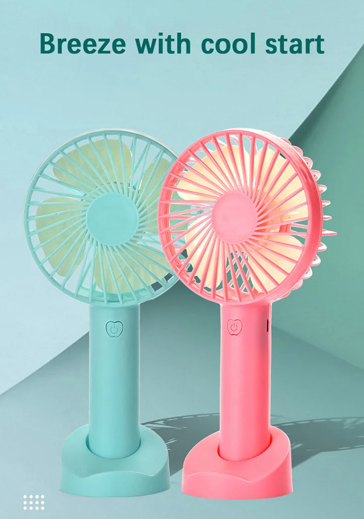 Hot Sale Mini Portable Handfan Cool 3 Speeds Small Usb Rechargeable ...