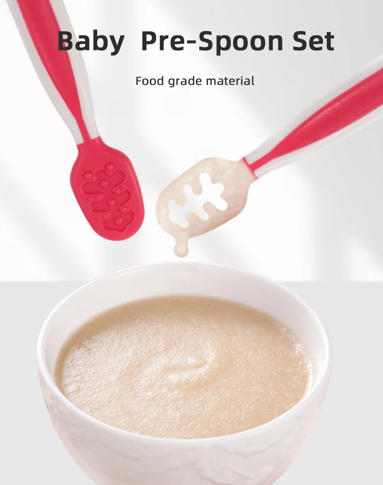 Leatchliving Unique Design Baby Training Spoons - Safe & Durable