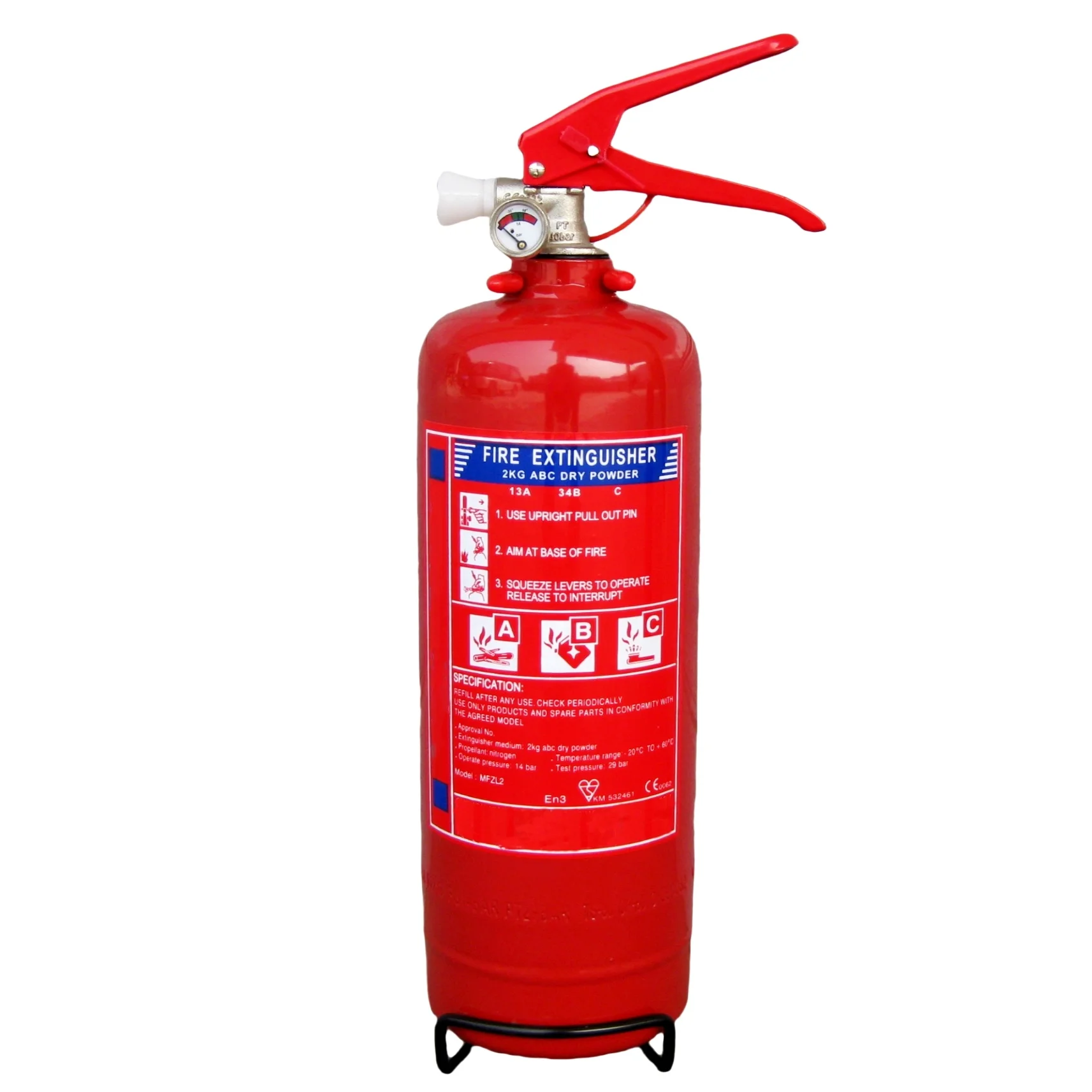 6Kg DCP ABC Fire Fighting Extinguisher Dry Powder PQS Fire Extinguisher ...