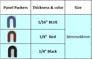 Gasket U Shape Shim Plastic Wedge Shims - Buy Plastic Shims Structural ...