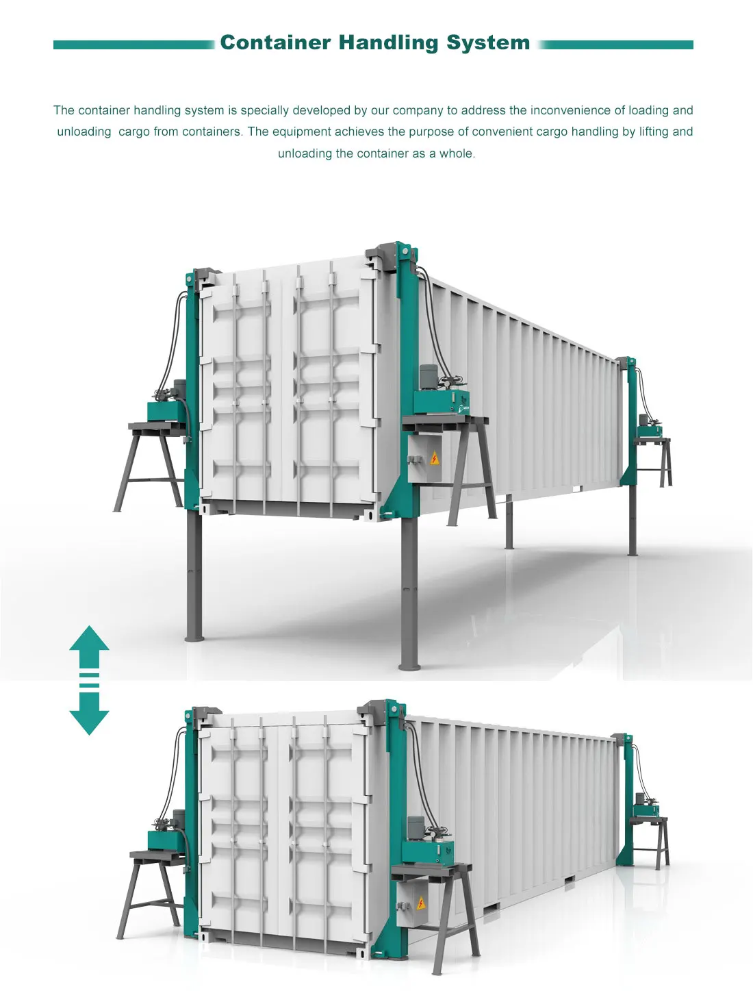 40T Container Handling System for Port Loading & Unloading