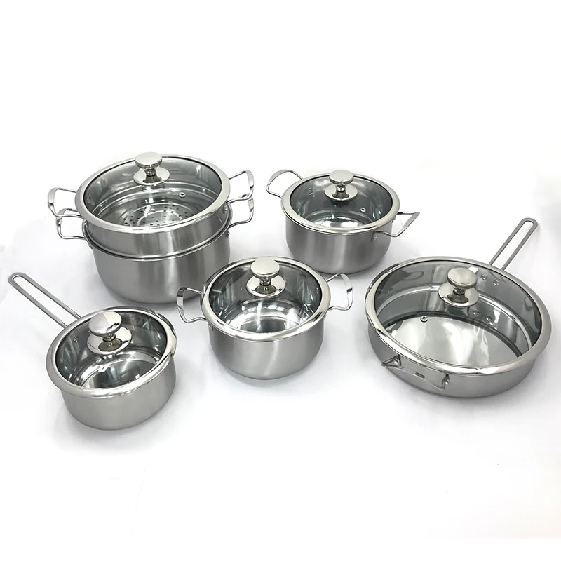 High Quality Inox Cookware Set - Stainless Steel Pots