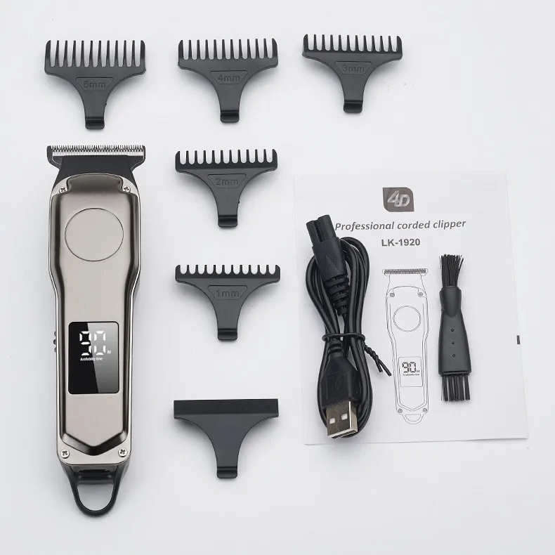 Alibaba.com: 4D LK-1920 Cordless Electric Hair Trimmer for men ...